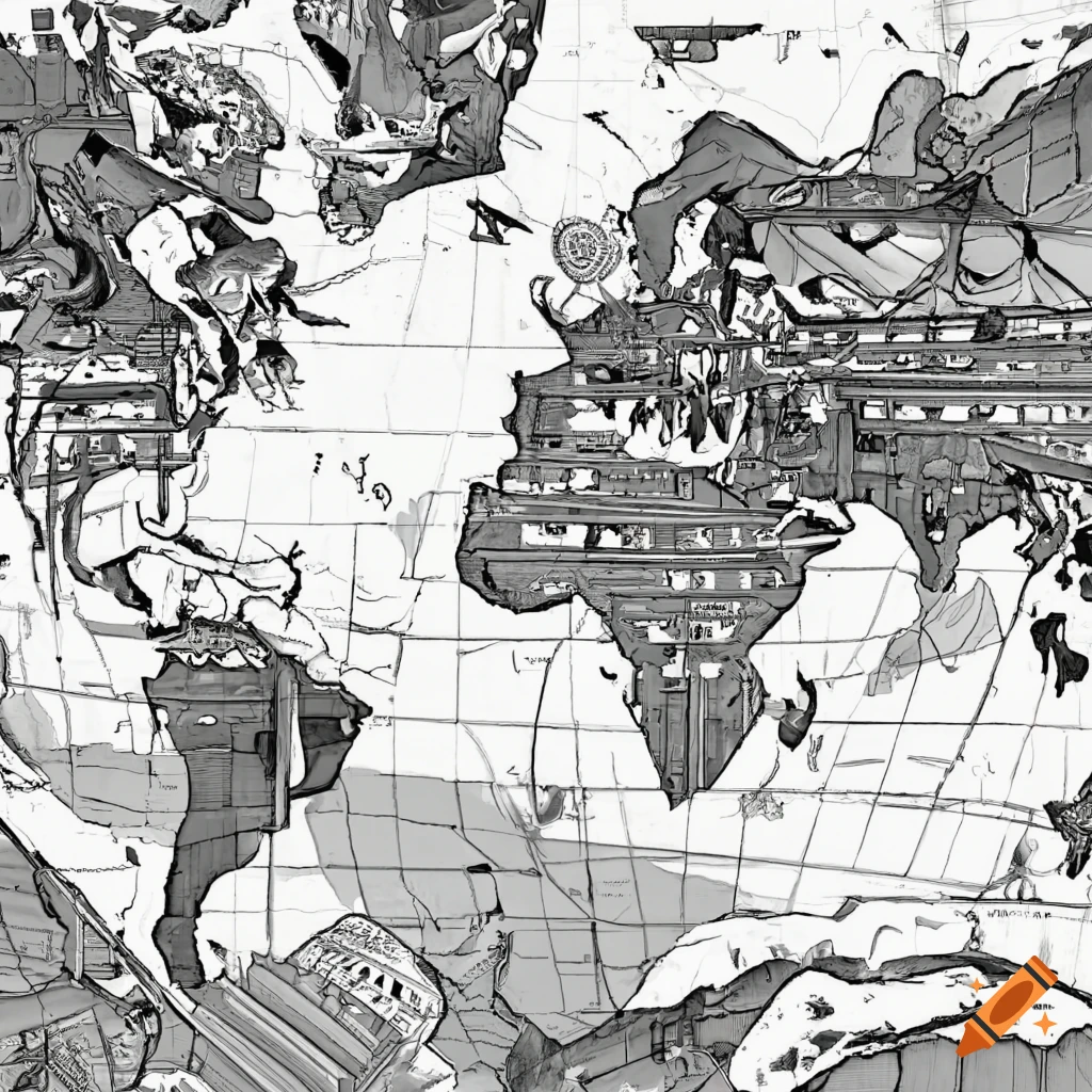 Image related to mastering multi-map worlds on Craiyon