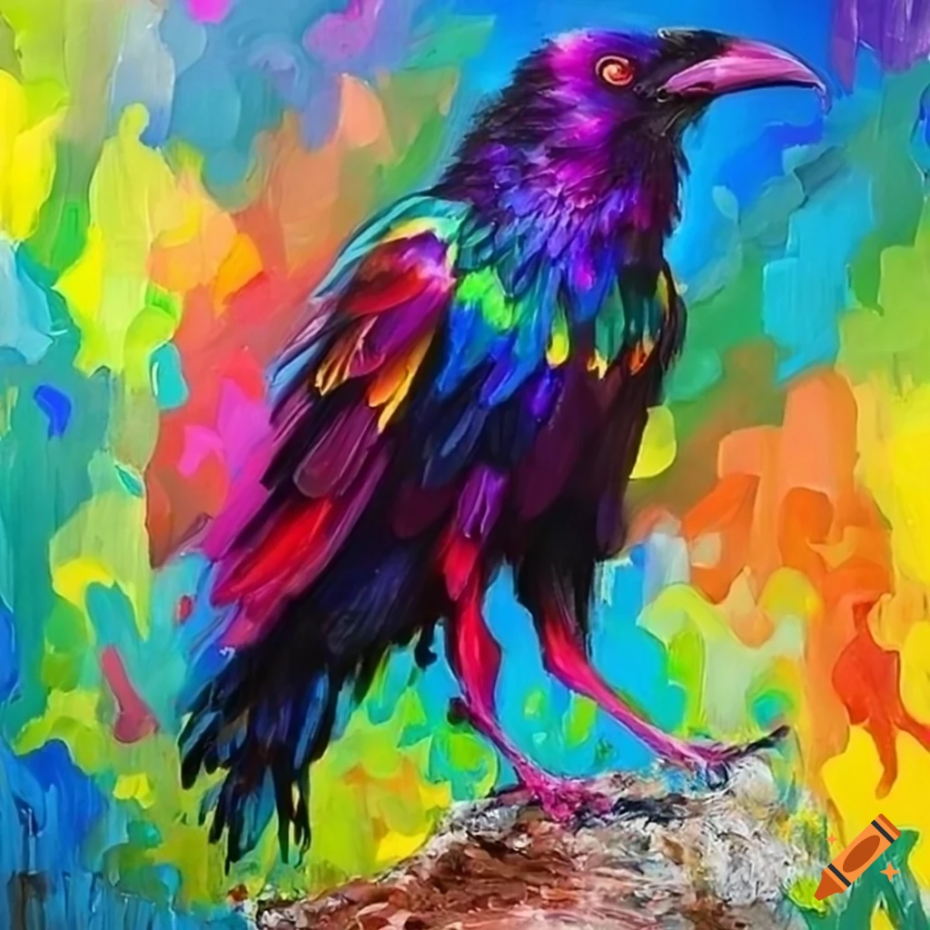 Rainbow Oil Painting R Thomas paintings