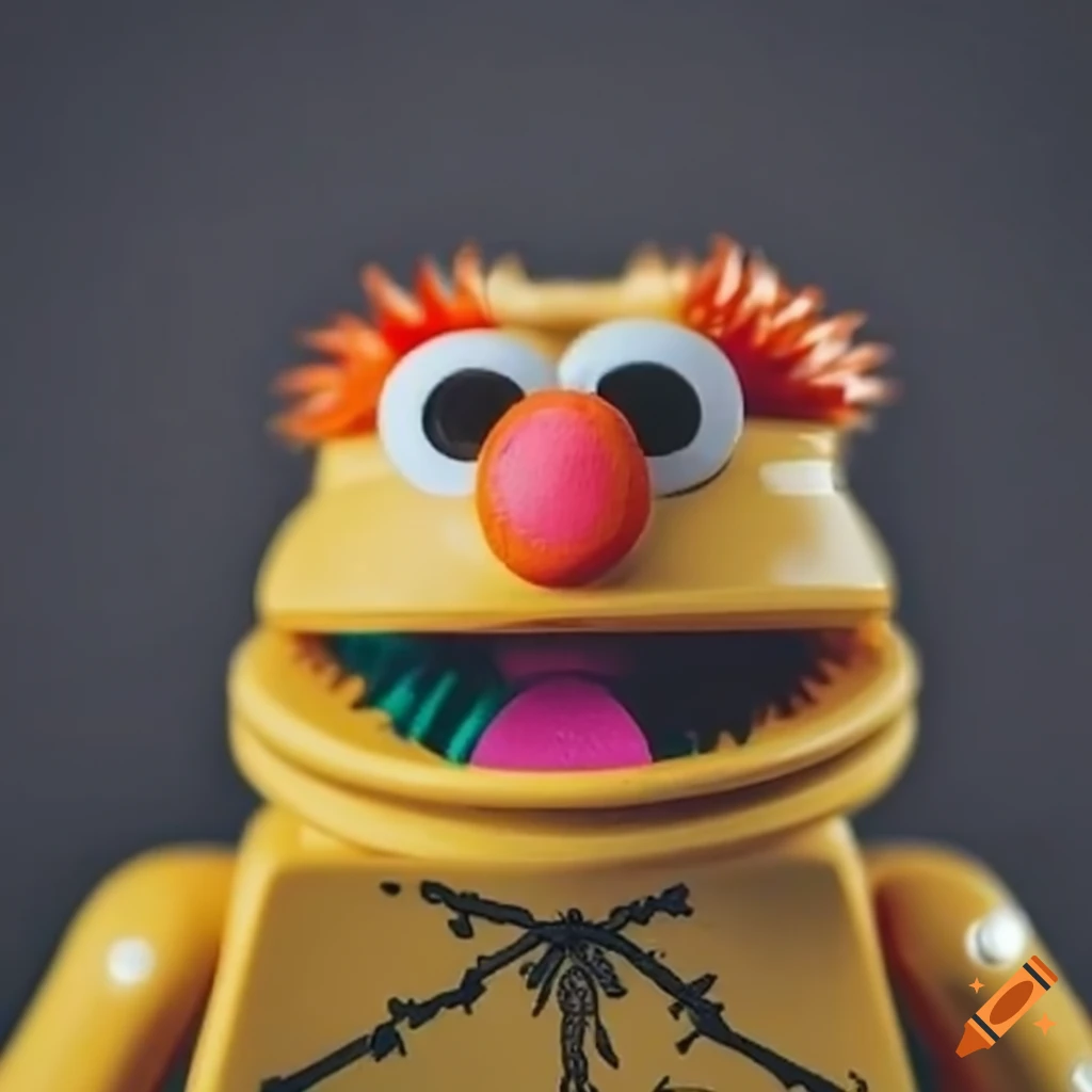 Lego Muppets in a fun and colorful style on Craiyon