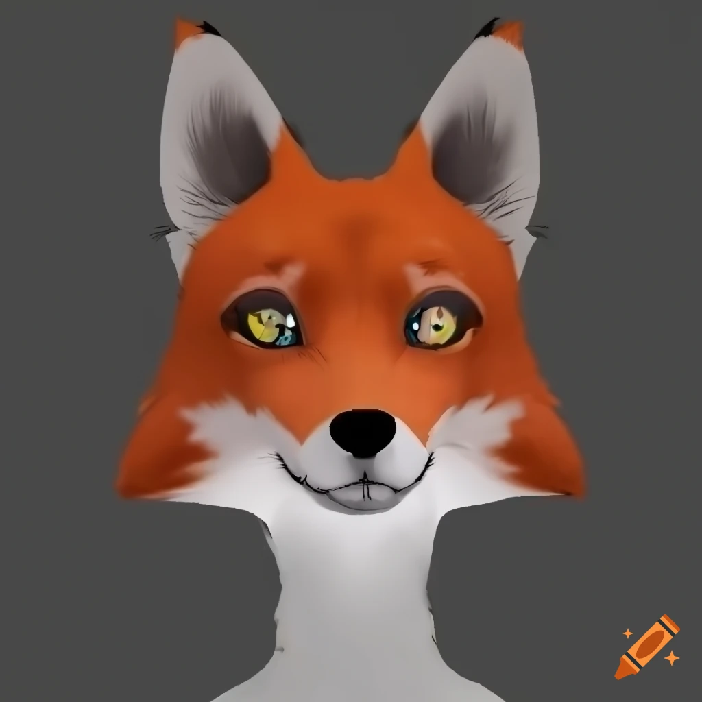 Fox avatar in VRChat on Craiyon