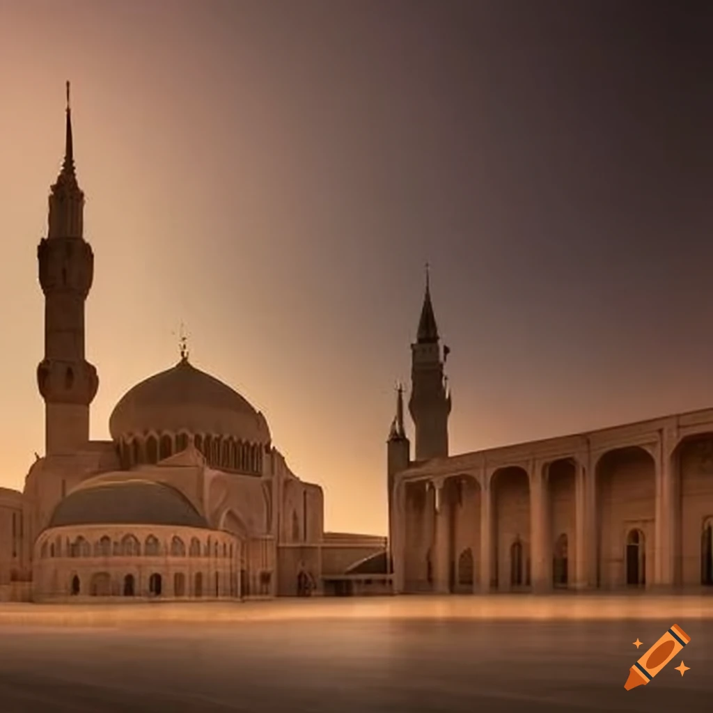 Architectural blend of a mosque and cathedral on Craiyon