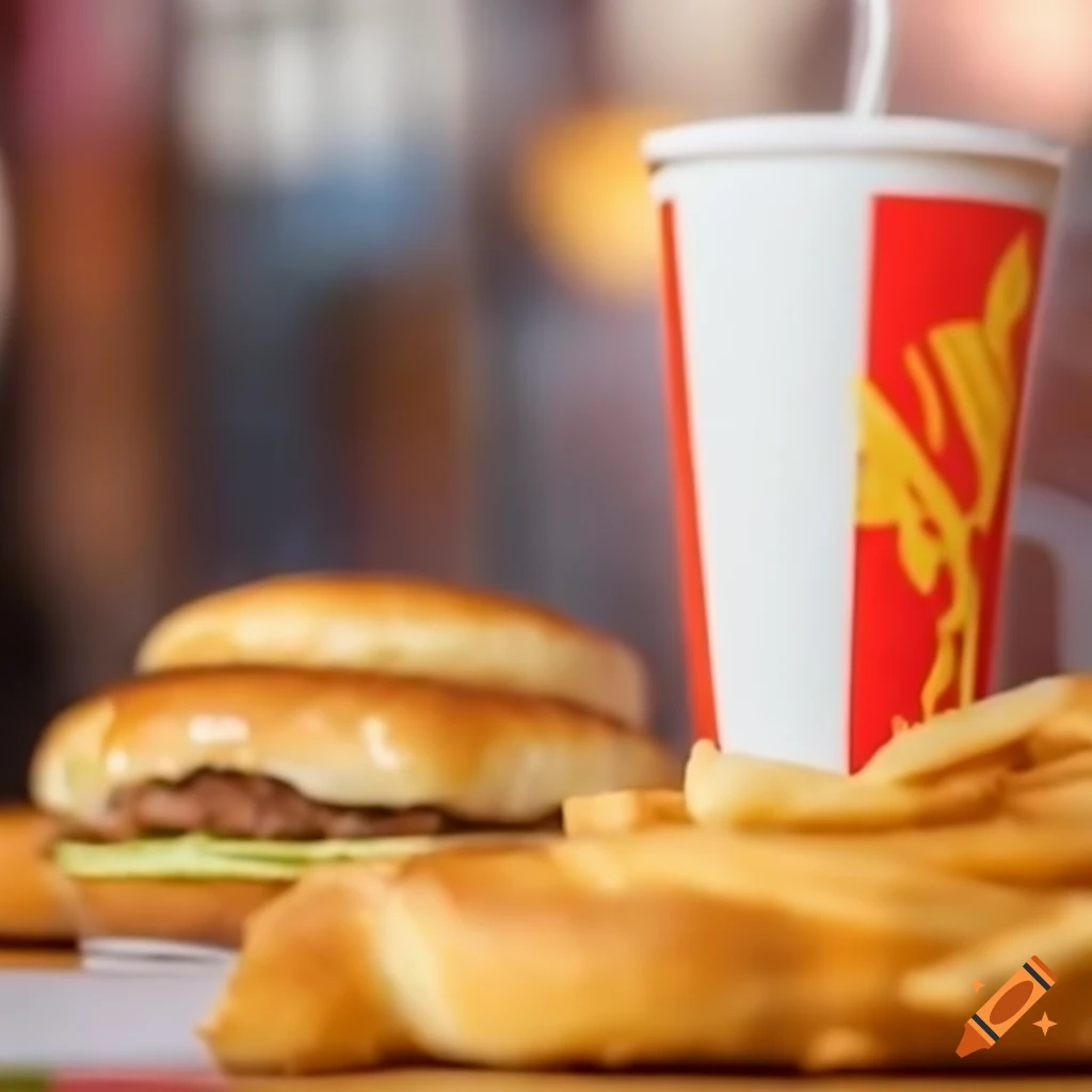 Steak buns at a fast food restaurant