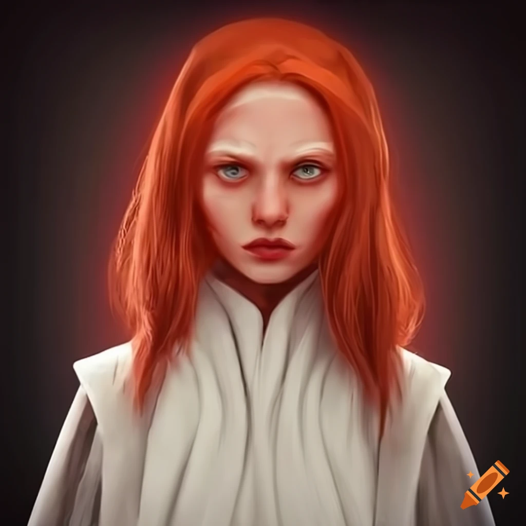 Sketch of high fashion jedi robes on Craiyon