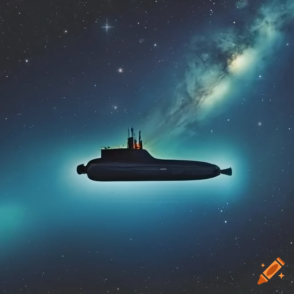Submarine cruise ship on Craiyon