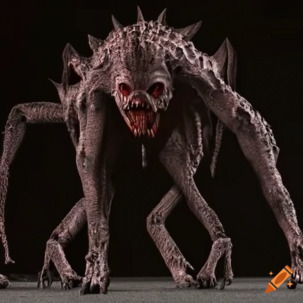 Alien beast creature on Craiyon