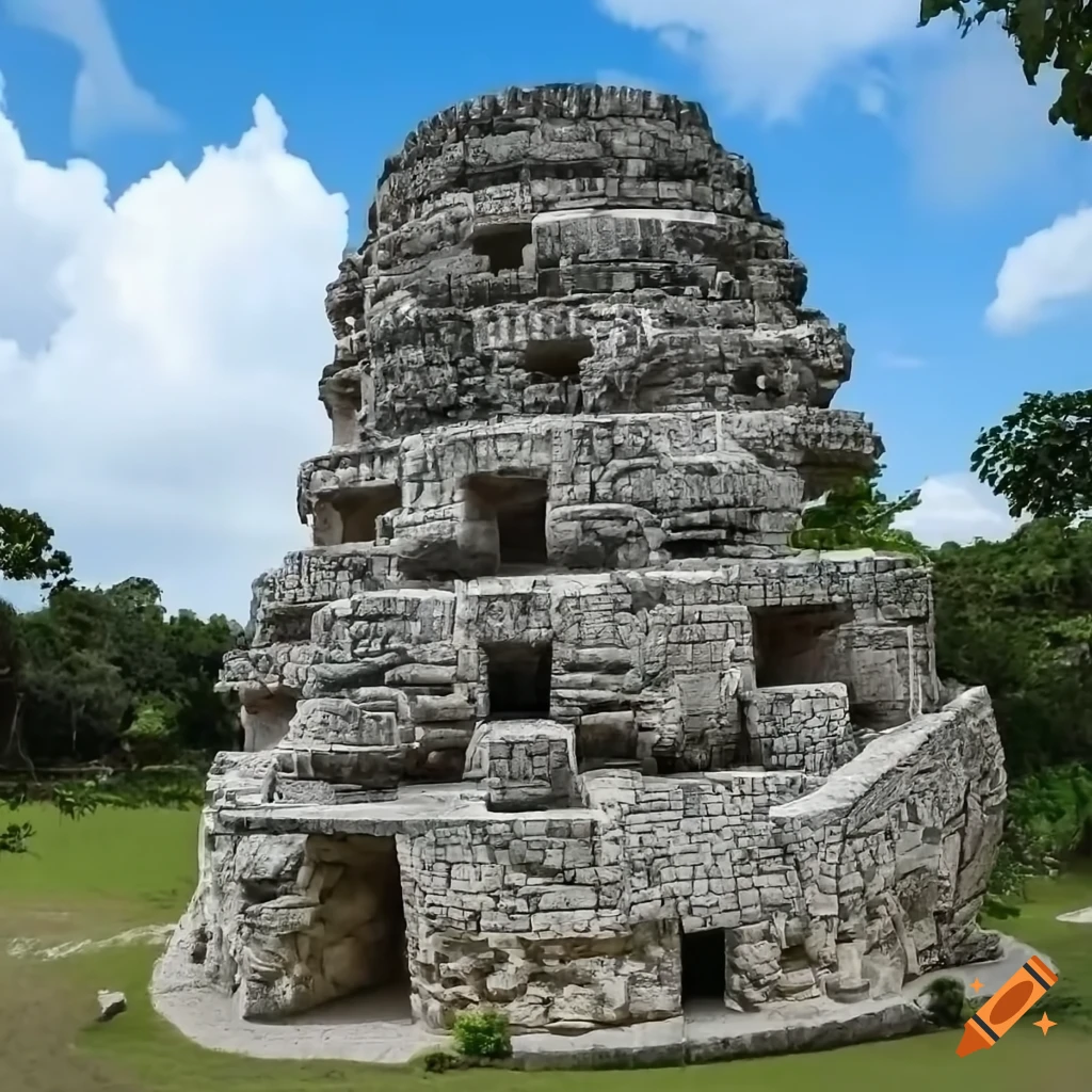 Mayan-style babel tower