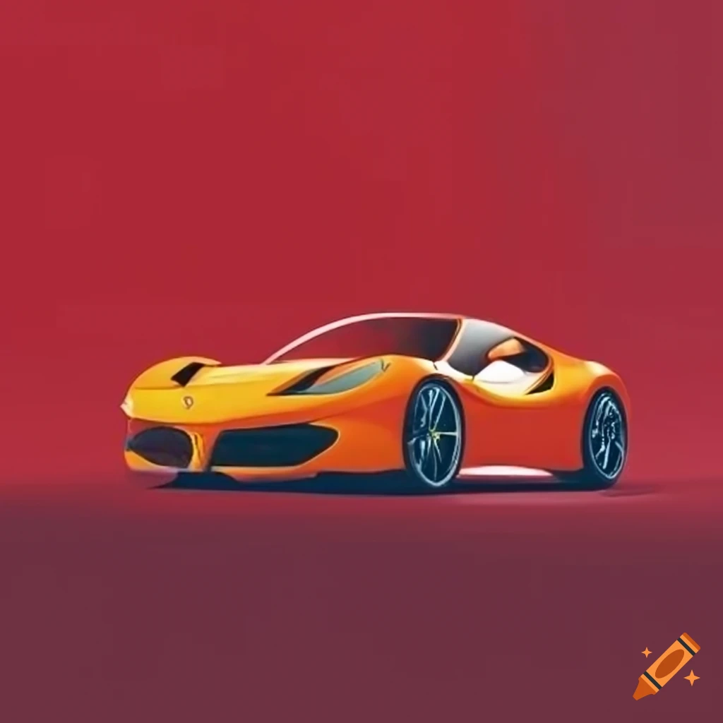 Lebron james themed ferrari on Craiyon