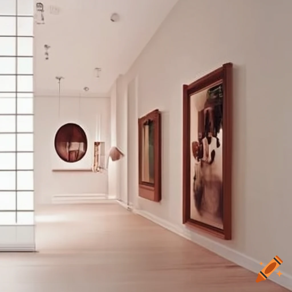 Visual art with unique design aesthetics