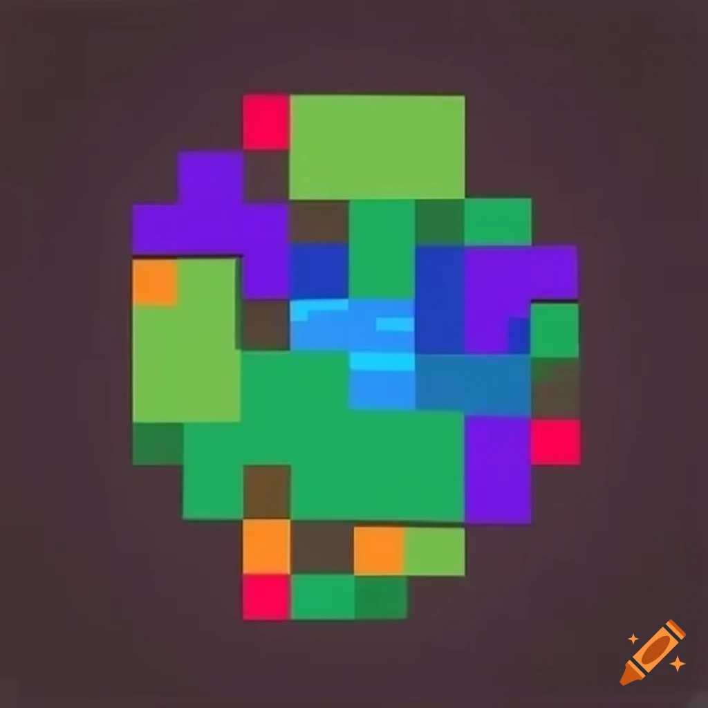 Minecraft server star on Craiyon