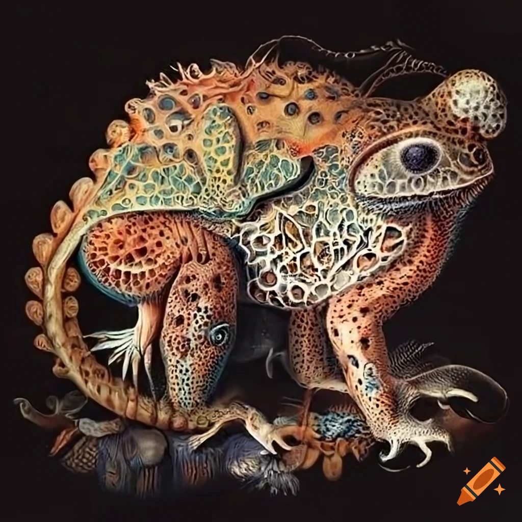 Illustrations of strange and unknown creatures from an antique science ...