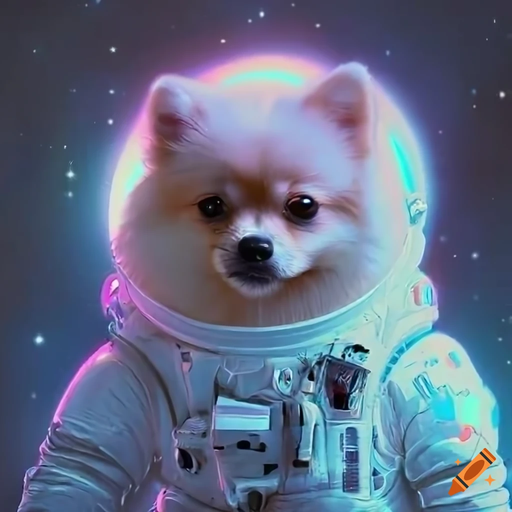 Dog Astronaut Gif