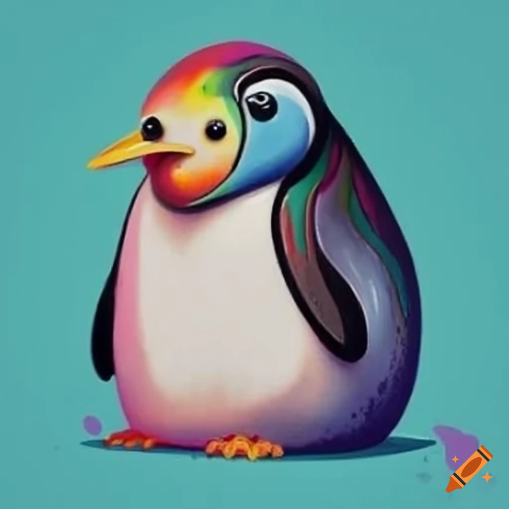 Penguin on Craiyon