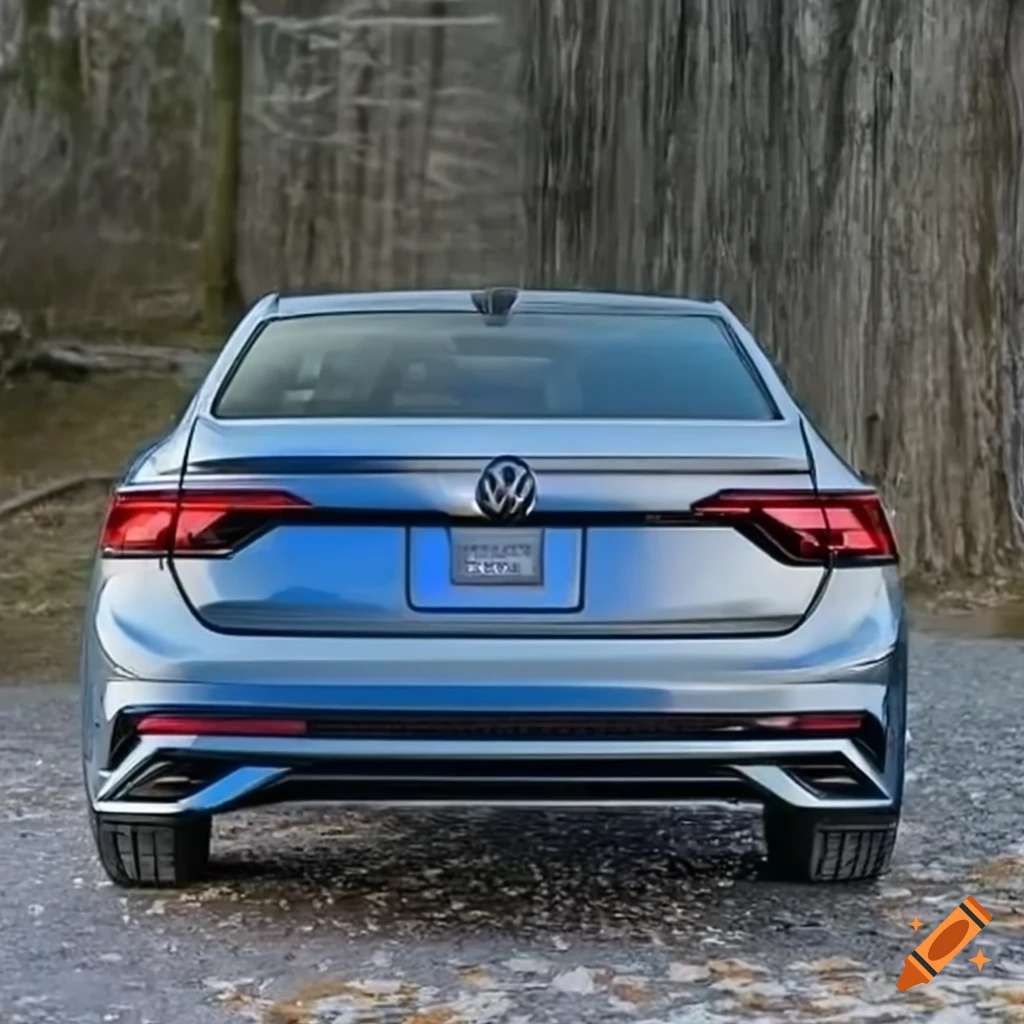 Rear view of 2023 volkswagen jetta on Craiyon