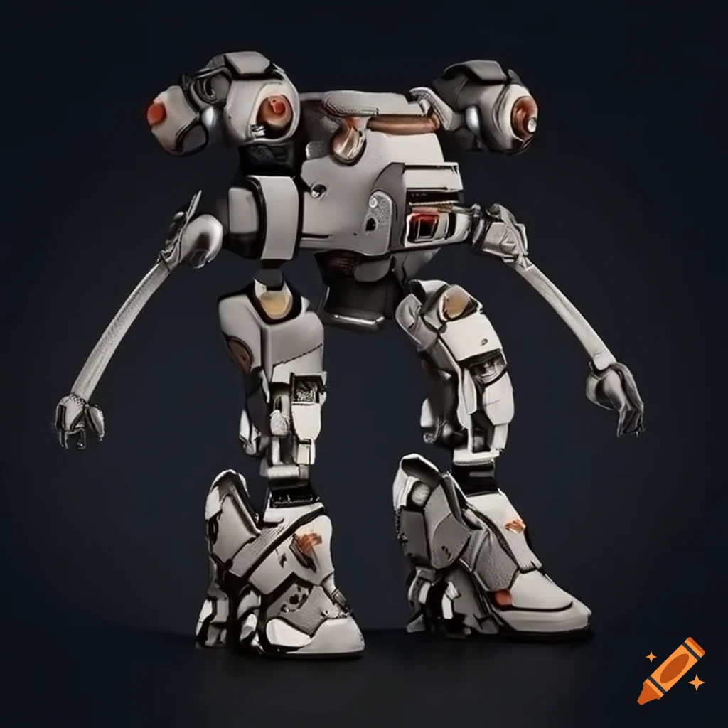 Detailed my little pony mech rendering suitable for animations on Craiyon