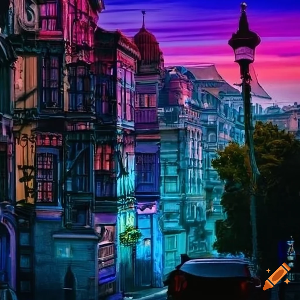 Iconic street sign of haight ashbury