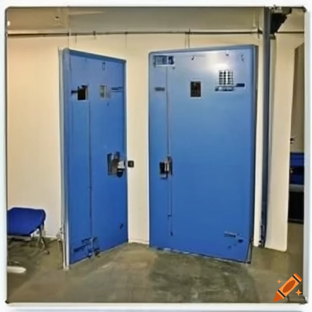 High security prison with advanced surveillance on Craiyon