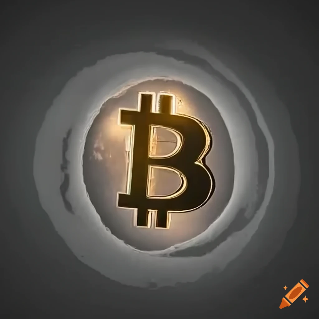 Bitcoin mooning illustration