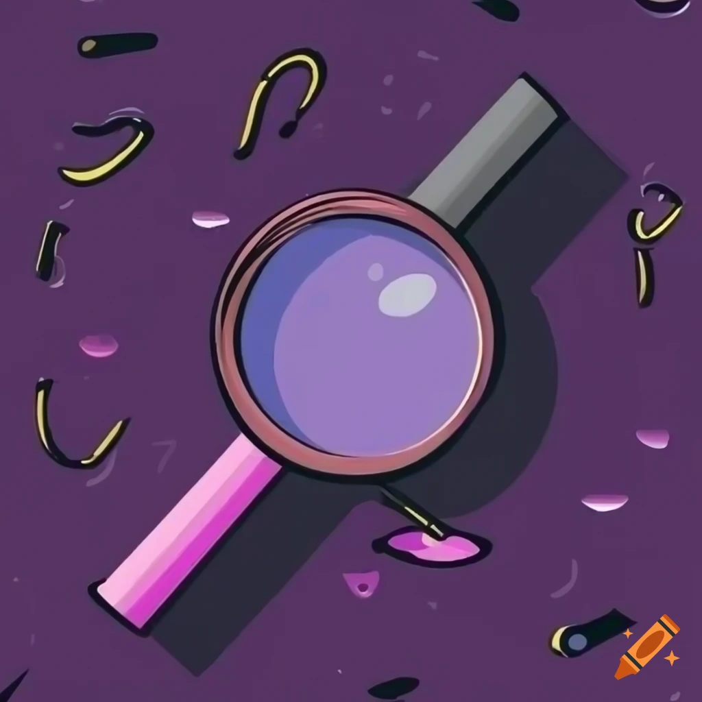 Wattpad book with a magnifying glass on Craiyon