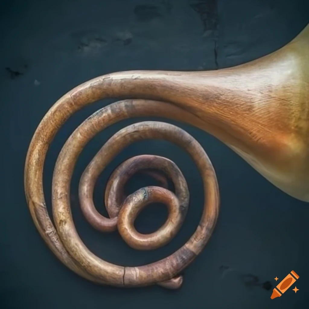 Close-up photo of a horn