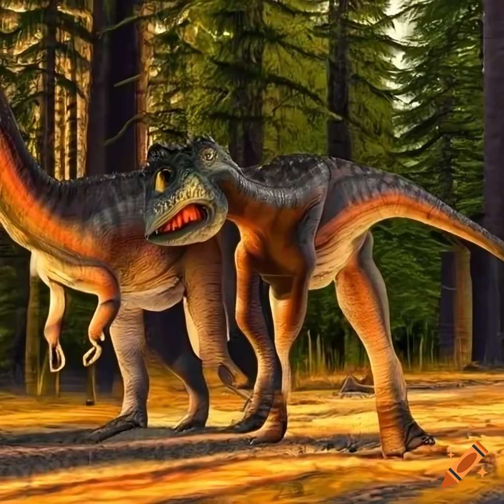 Duckbilled hadrosaur dinosaur with lizard-like color pattern and ...