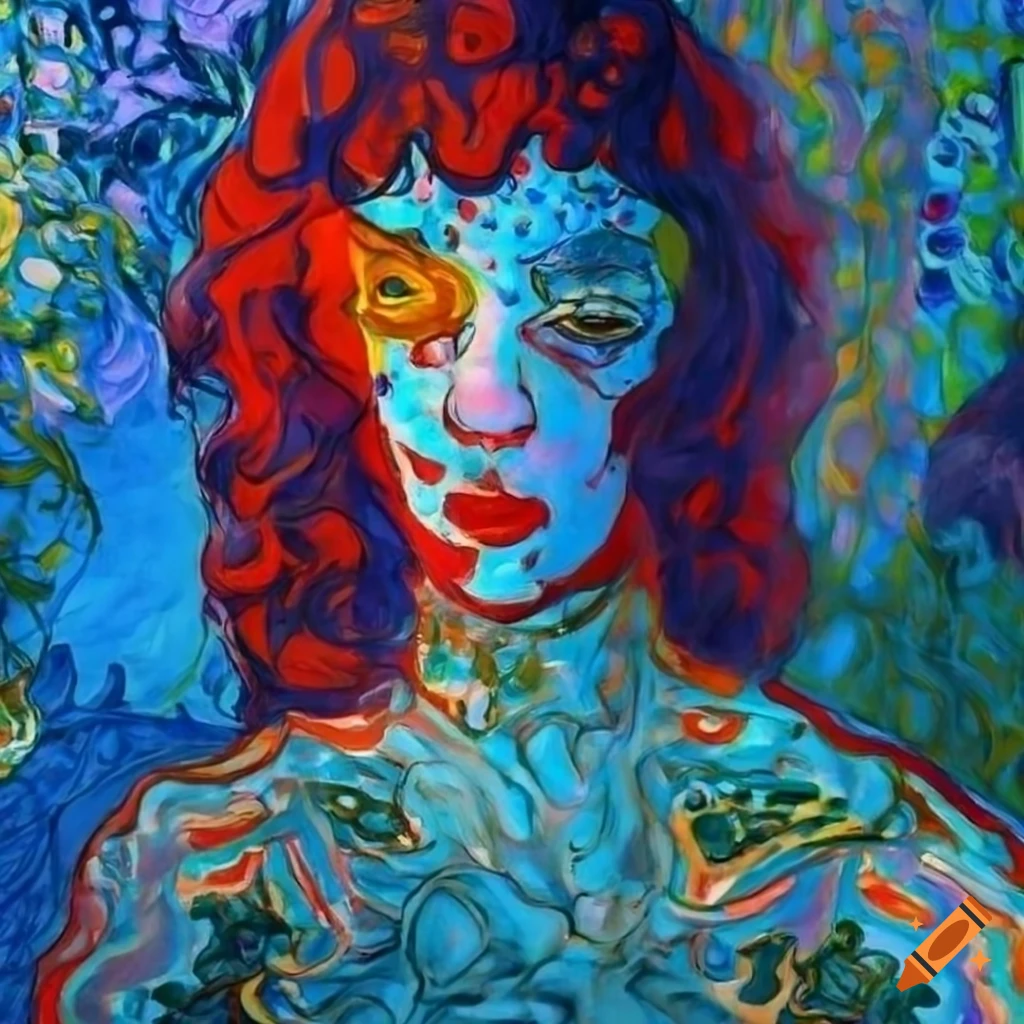 Therapeutic inner child artwork by dr. lucia cappachione on Craiyon