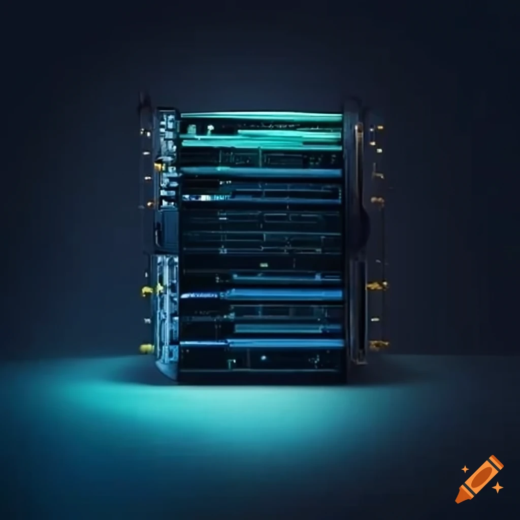 Illustration of server loading mechanics on Craiyon