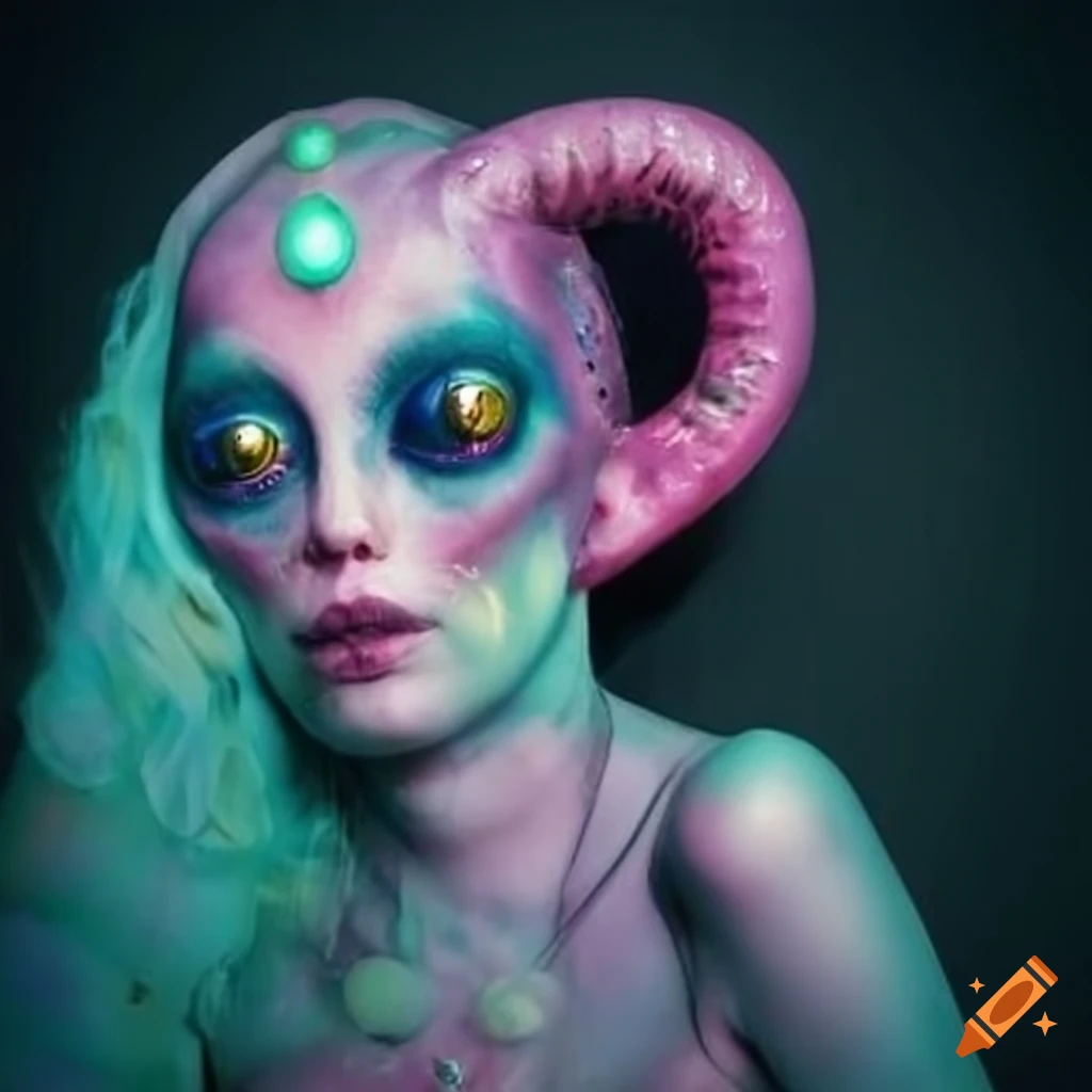 Mystical and cute alternative creature