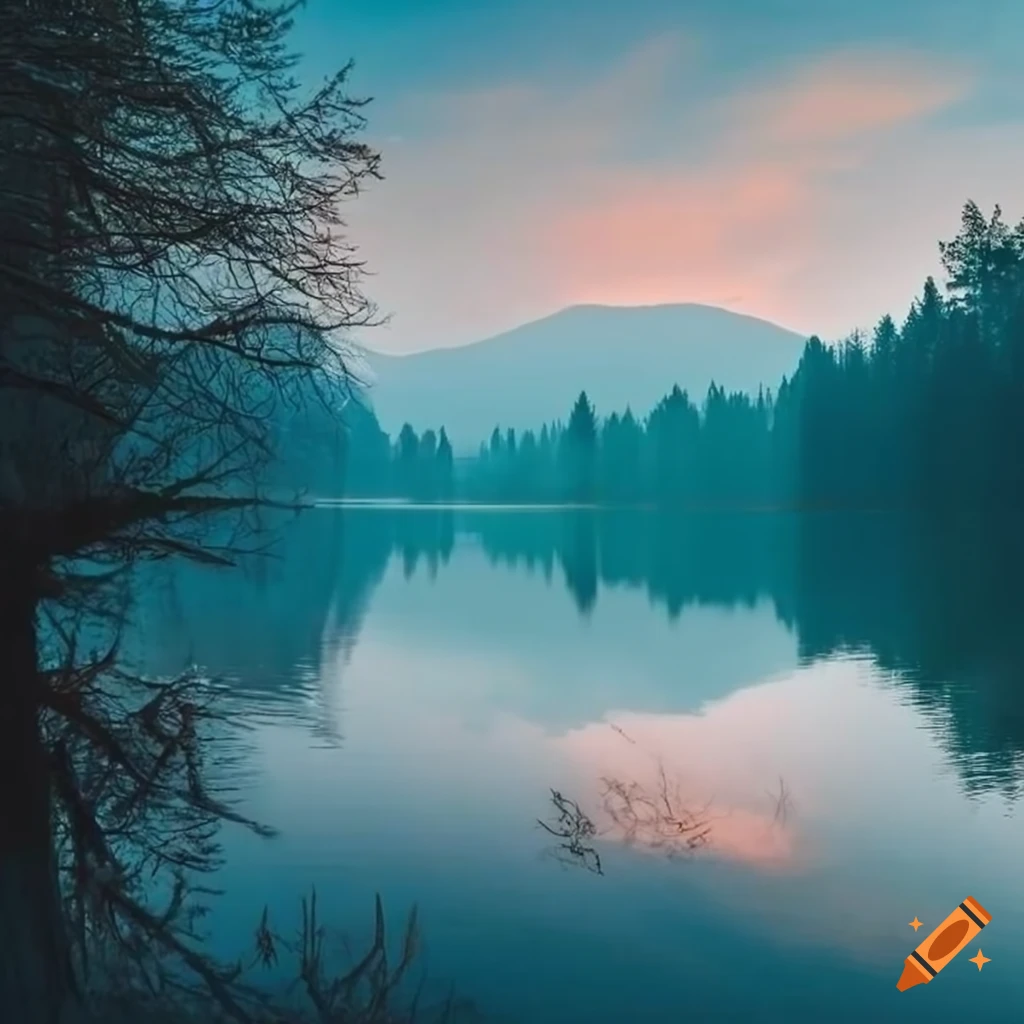 High resolution calming background for computer on Craiyon