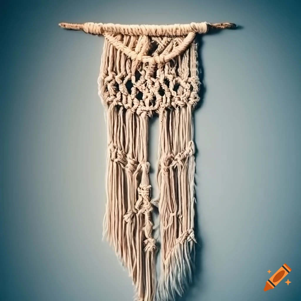 Macrame art on Craiyon