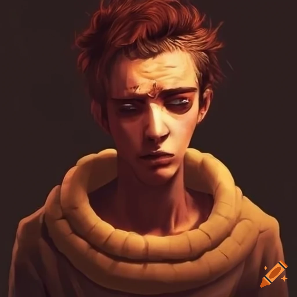 Portrait of a sad man