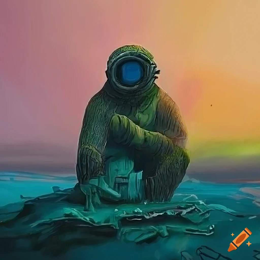 Illustration by simon stålenhag on Craiyon