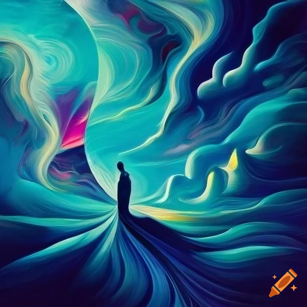 Surreal depiction of an inner dream world on Craiyon