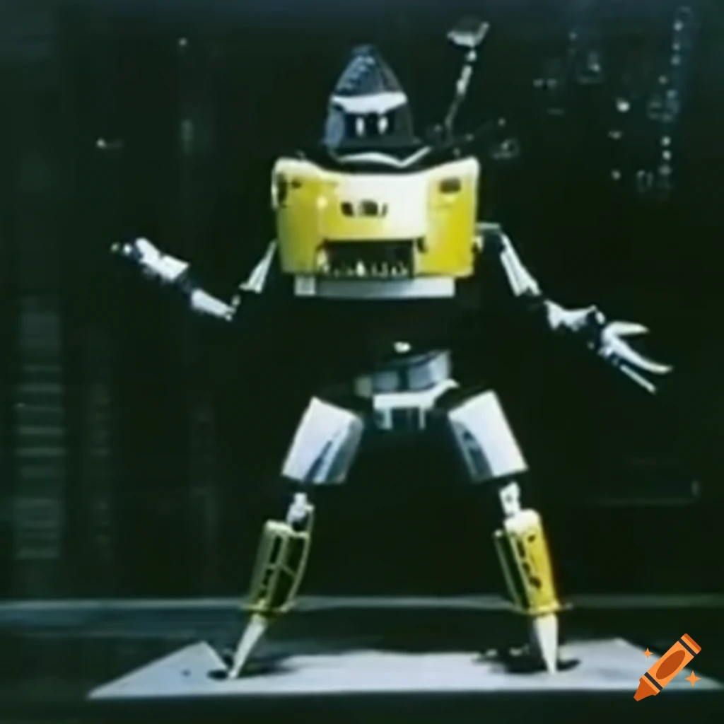 Image of johnny sokko and his flying robot on Craiyon