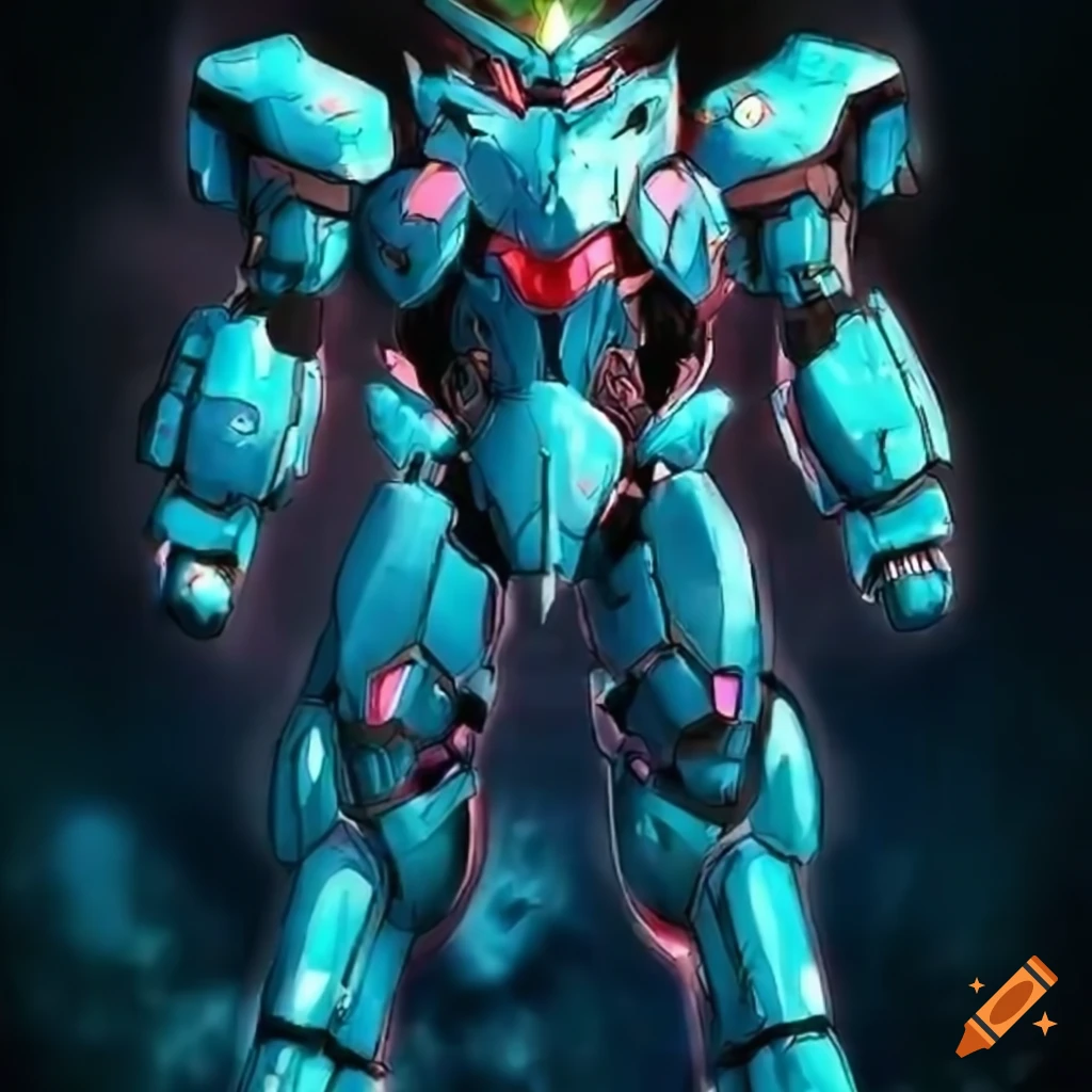Crossover of evangelion and warhammer 40k mecha on Craiyon
