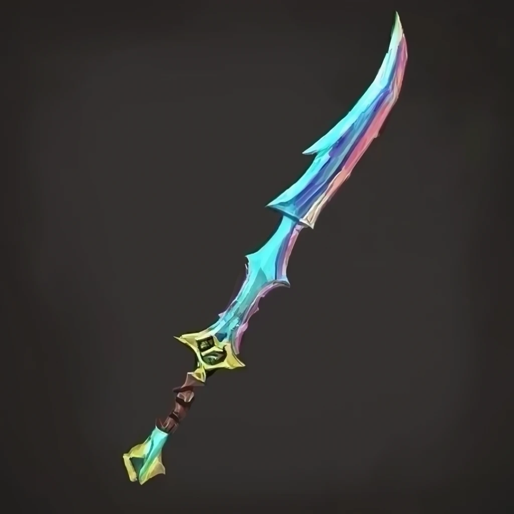 Image of a cursed weapon on Craiyon