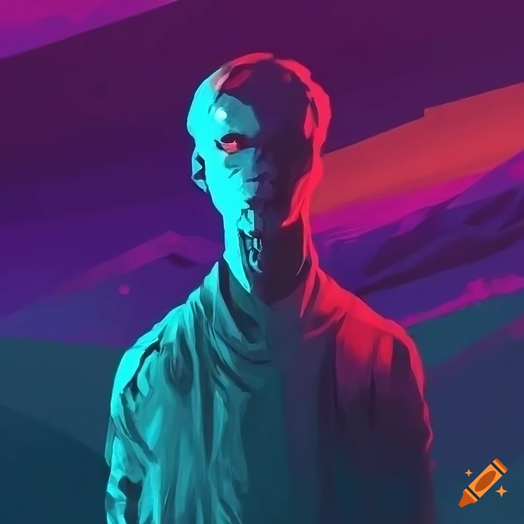 Futuristic black and red house on Craiyon