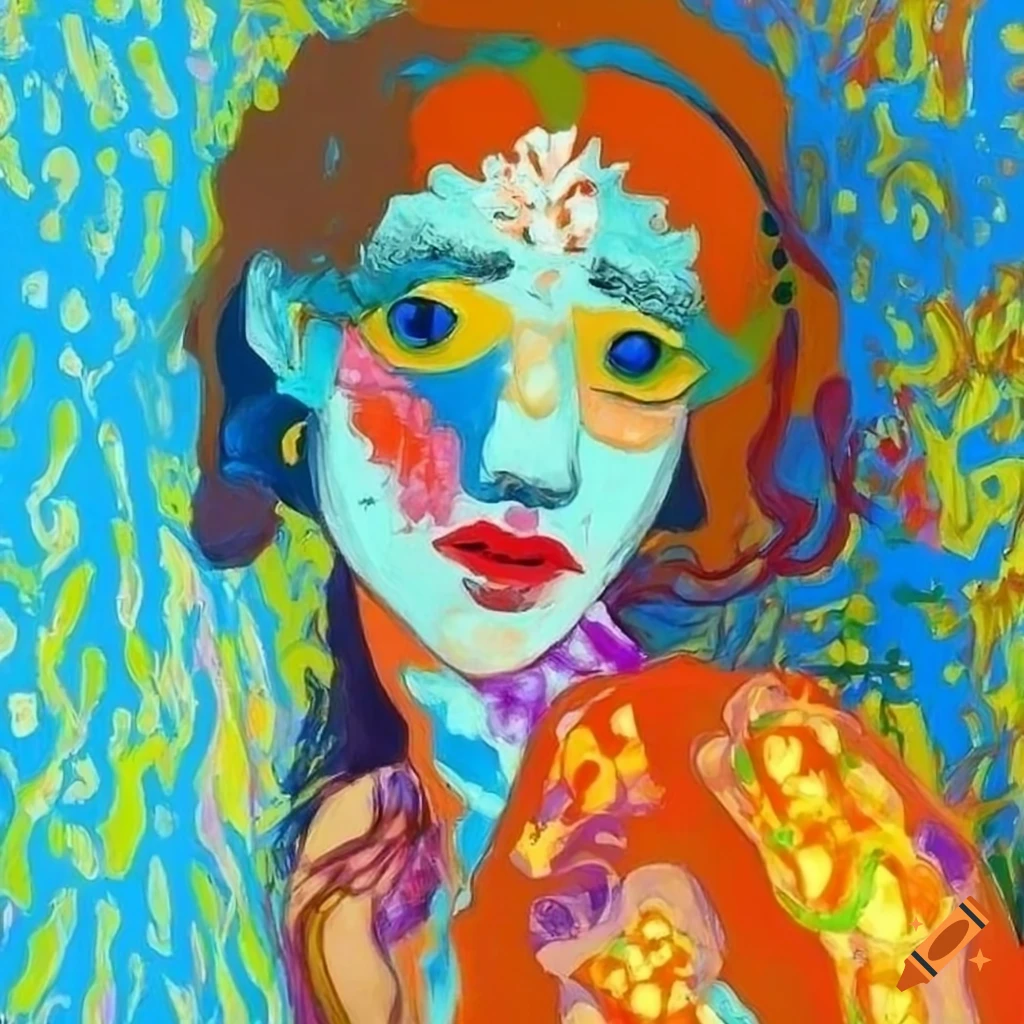 Serigraph combining russian fairytale and celtic designs in a festive ...