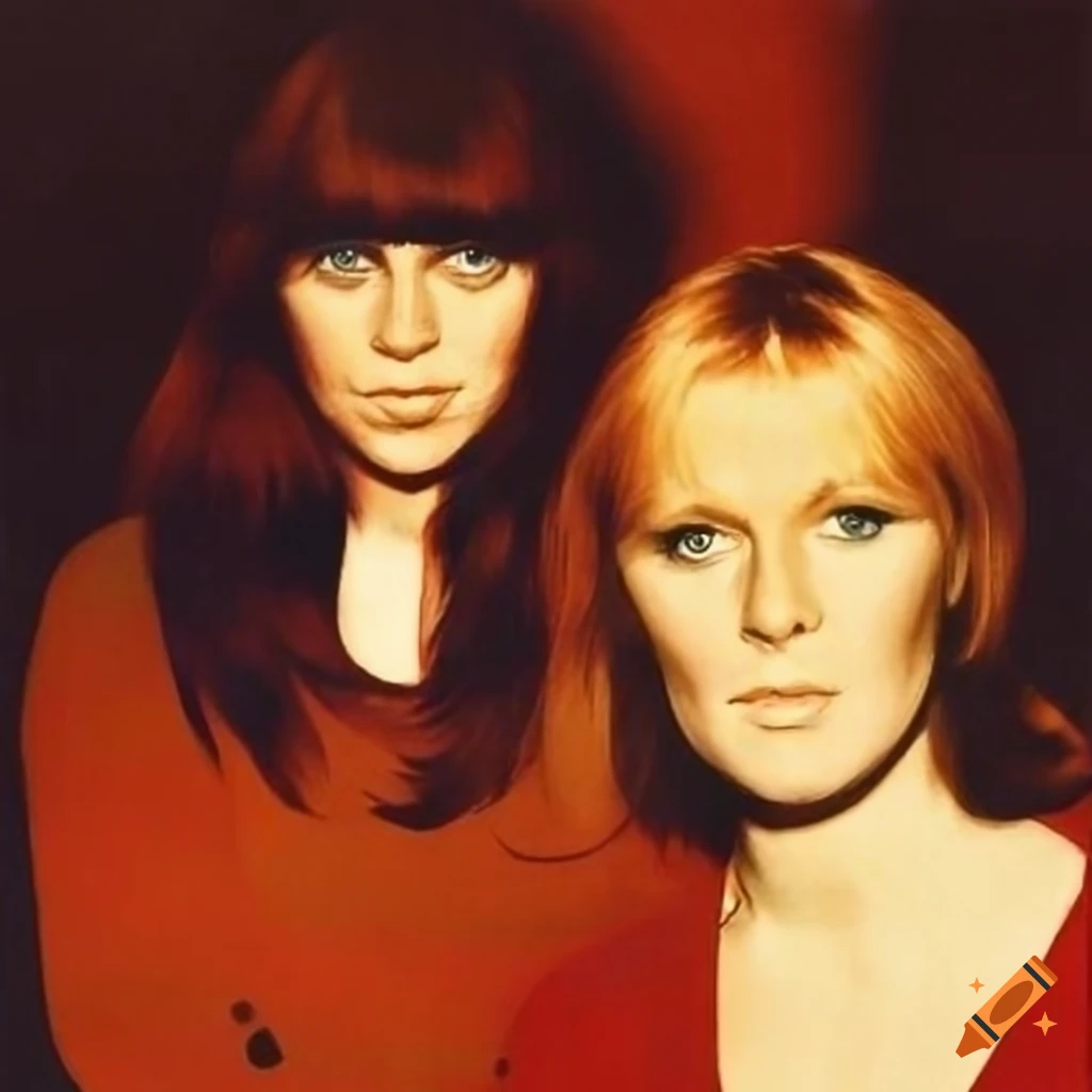Artwork of Agnetha Fältskog and Anni-Frid Lyngstad of ABBA by Paul Klee ...