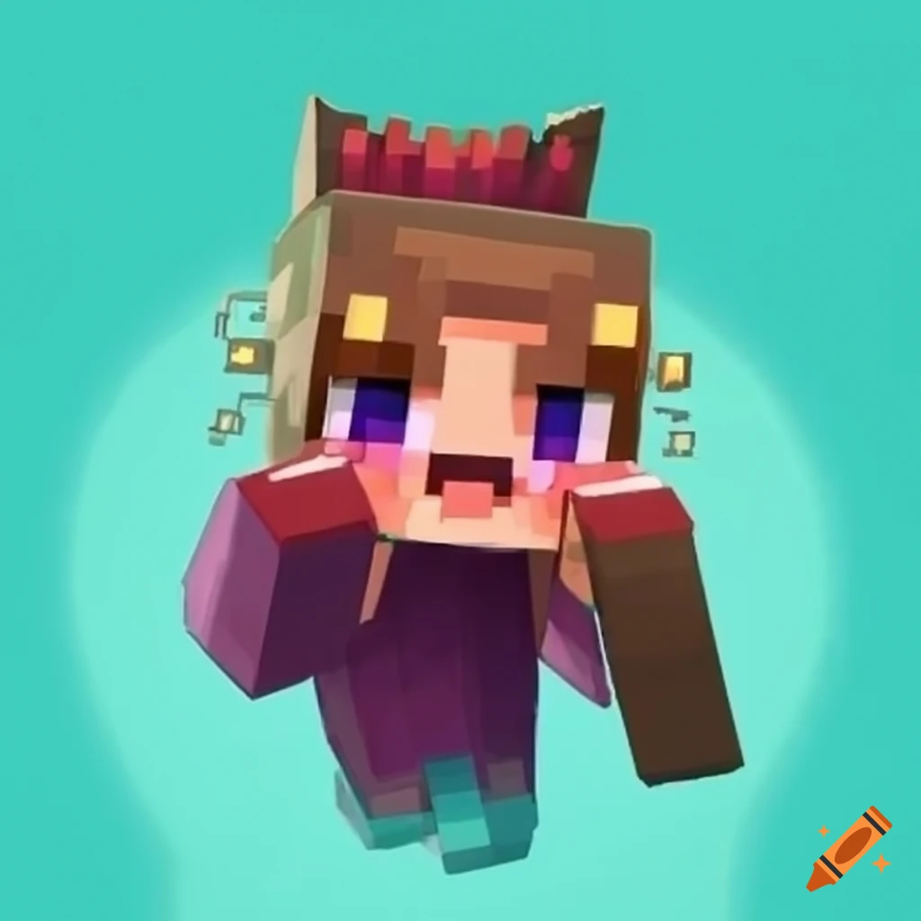 Sweet screenshot from minecraft on Craiyon