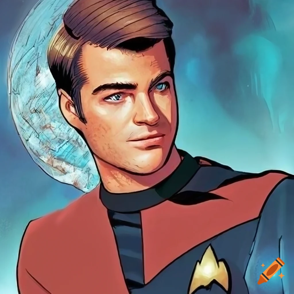 Cartoon artwork of Chris O'Donnell as Dick Grayson and starship ...