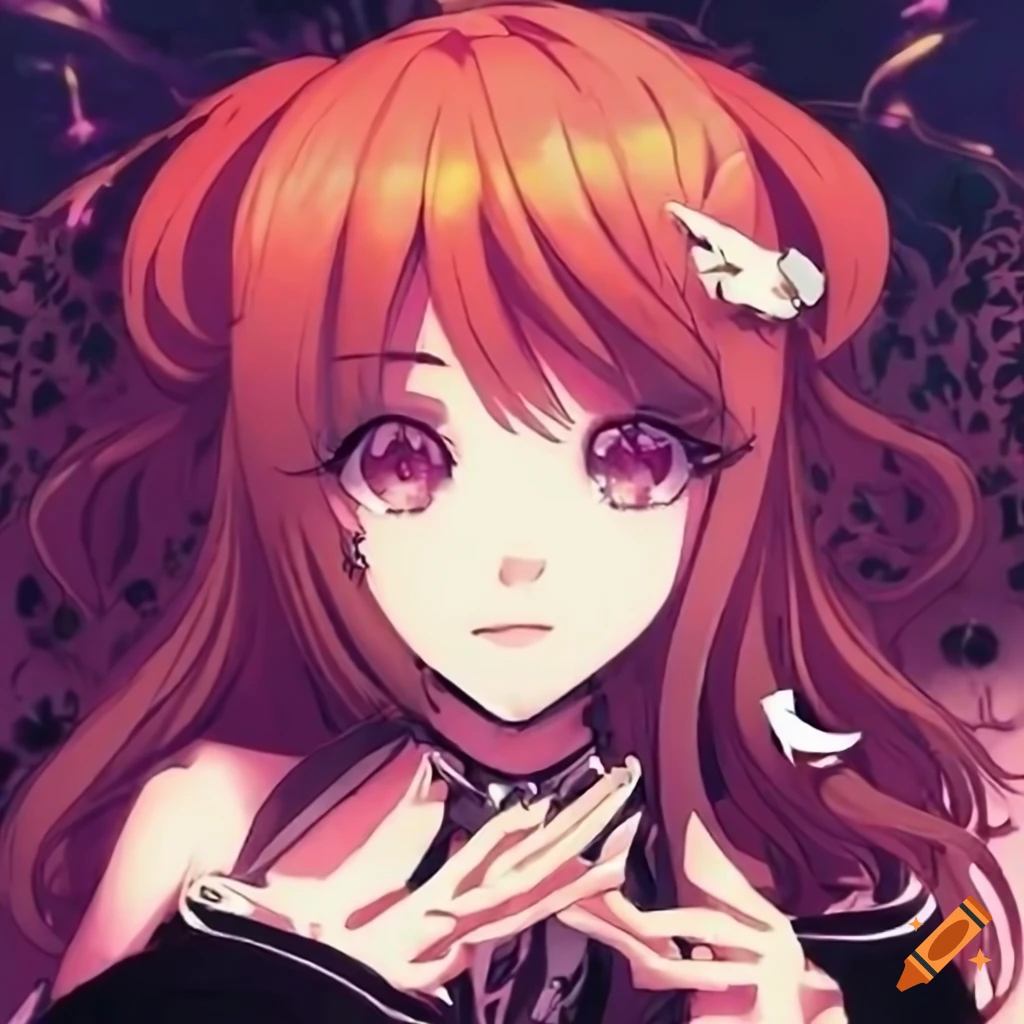 Hyperpop anime album cover art on Craiyon