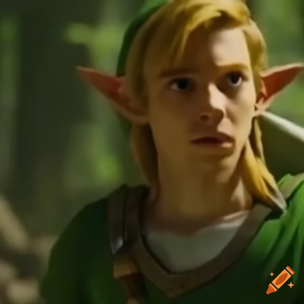Live action portrayal of Link from Legend of Zelda in a natural setting ...