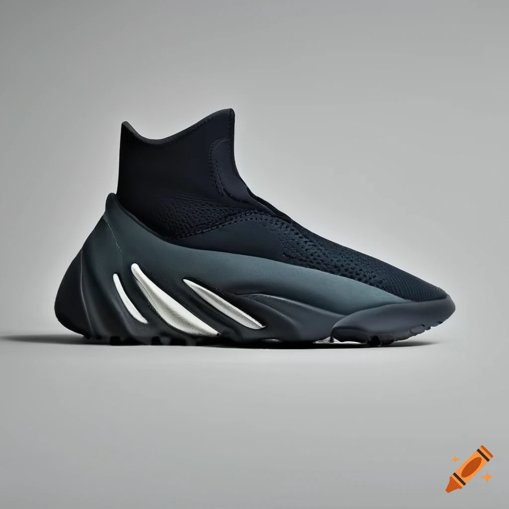 Sleek and futuristic yeezy sneakers on Craiyon
