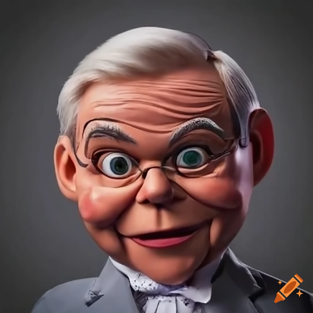 Satirical Pixar-style depiction of Senator Bob Menendez as a ...