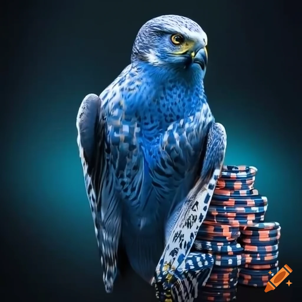 Blue falcon playing cards