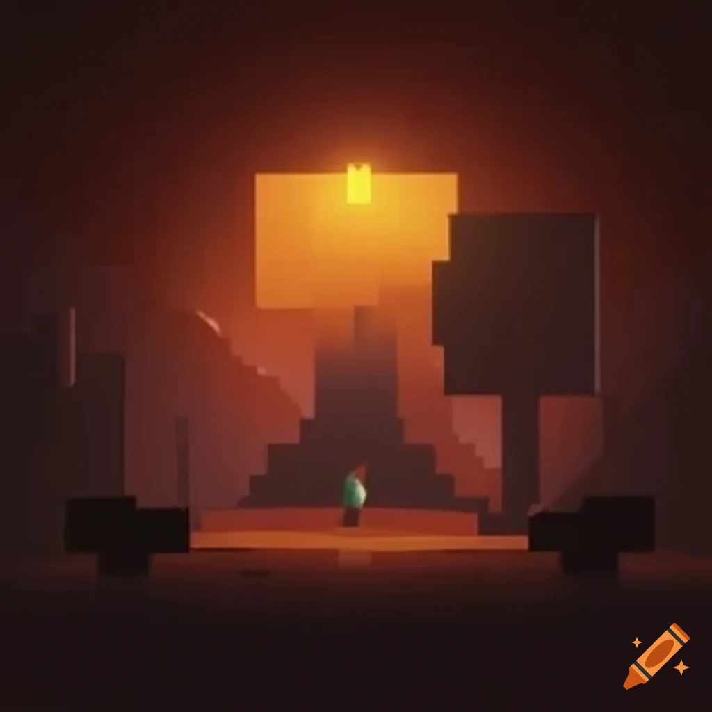 Custom features in minecraft on Craiyon