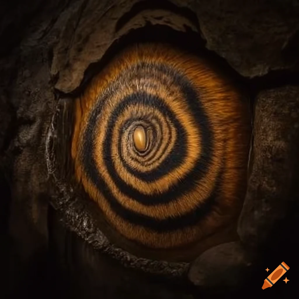 Tiger's eye made of stone