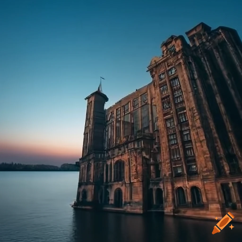 Peaceful building on Craiyon