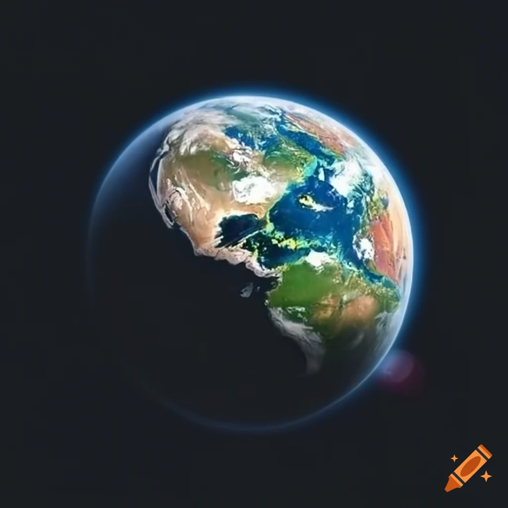 Image of earth and sun