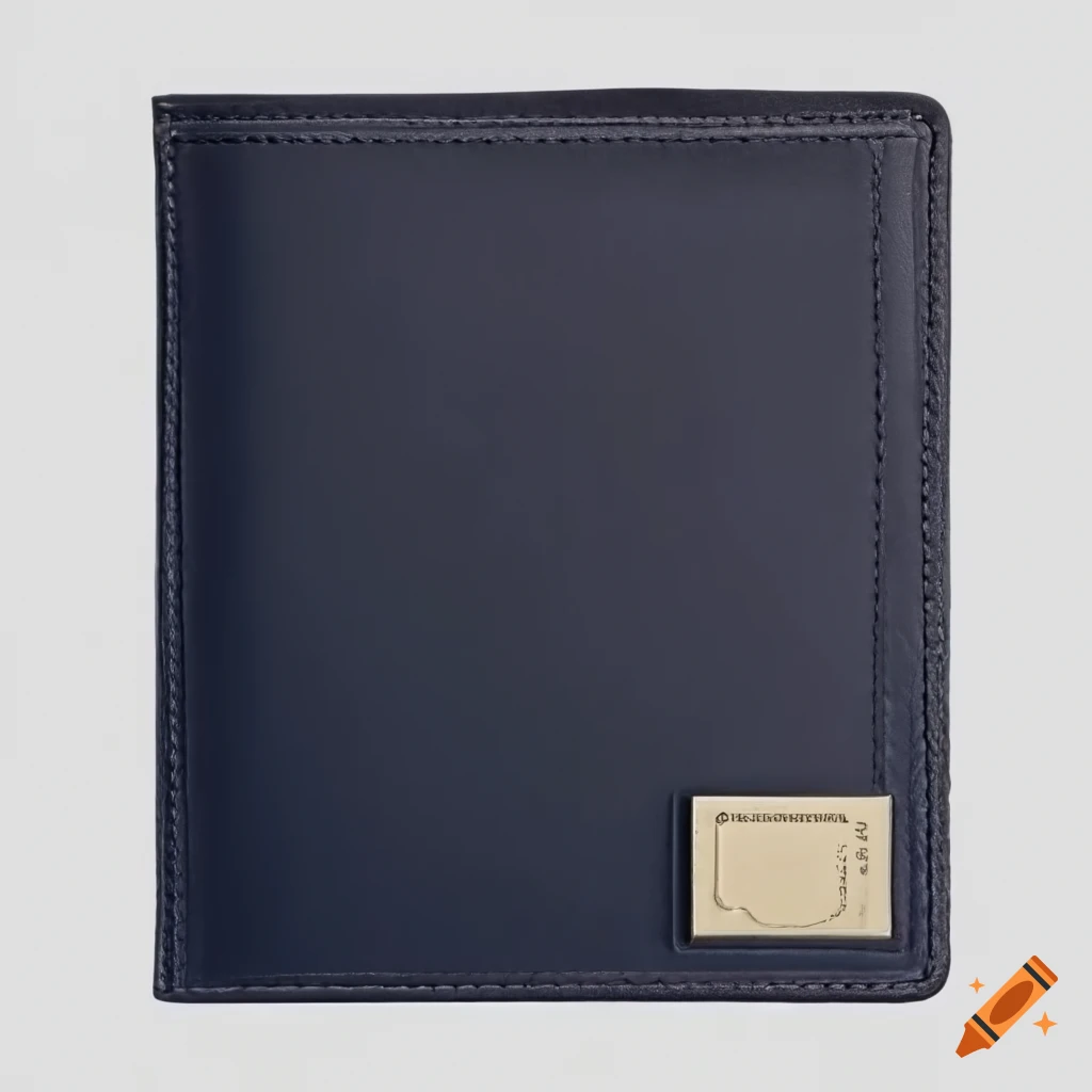 Luxurious brown leather passport cover with fine stitching and ...